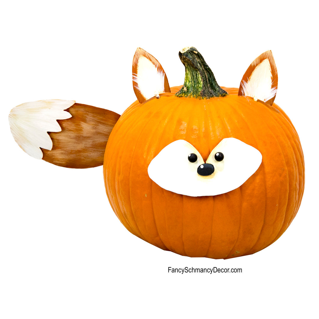 Fox Pumpkin Parts by The Round Top Collection F18046 – FancySchmancyDecor
