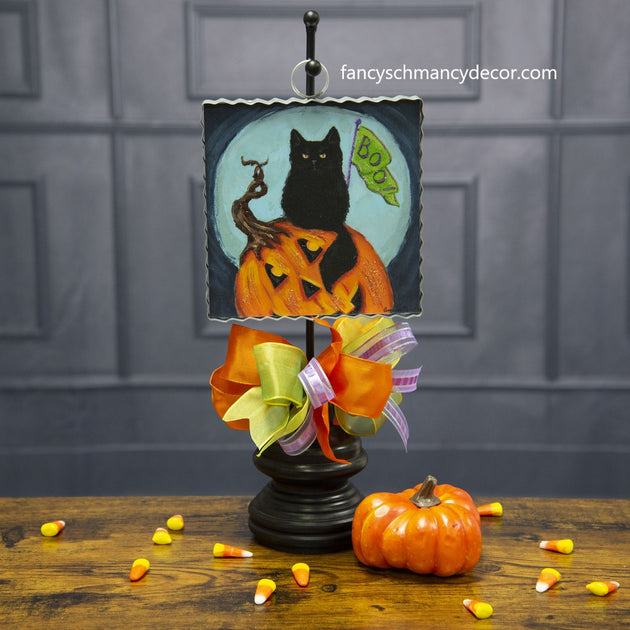 Mini Boo Cat Print by The Round Top Collection – FancySchmancyDecor