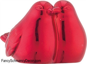 Metallic Red Love Birds – FancySchmancyDecor