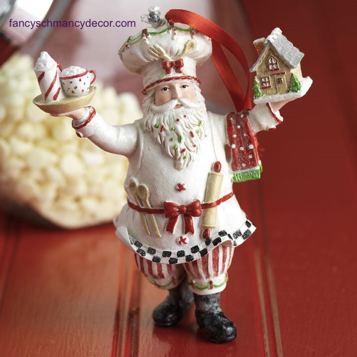 Baker Santa Ornament by Raz Imports – FancySchmancyDecor